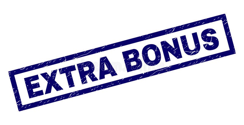 Scratched BONUS Rectangle Stamp Stock Vector - Illustration of print ...