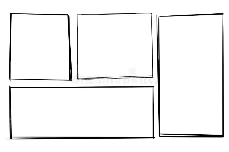 Rectangle Frame Cadre, Edge Grunge Border, Text Box Textured Isolated ...