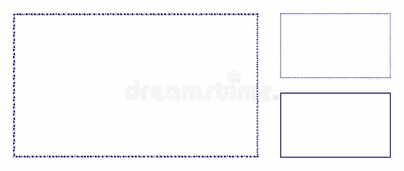 Rectangle Frame Composition Icon of Tuberous Items Stock Vector ...