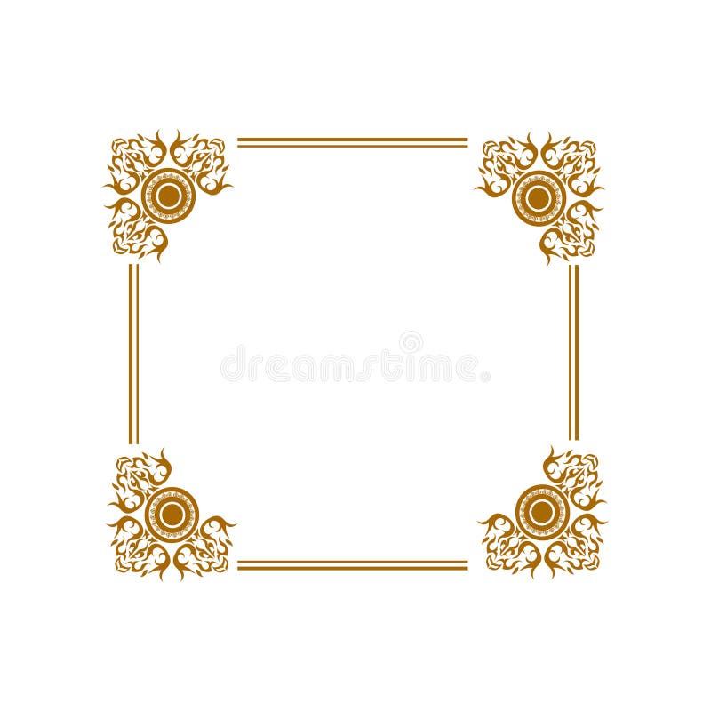 Rectangle Frame for Corner Certificate Set Free Vector Illustration ...