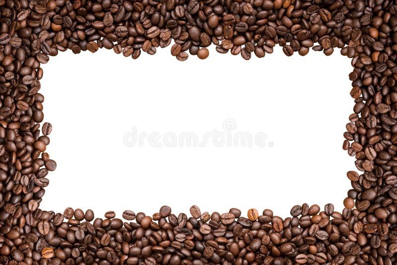 Rectangle coffee frame. stock photo. Image of frame, white - 2571652