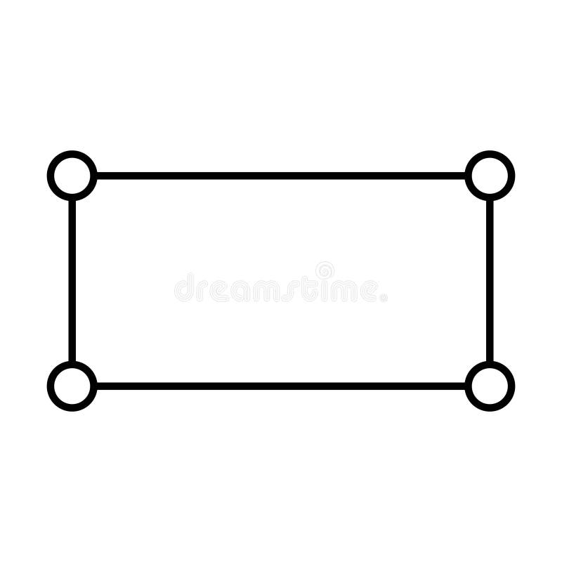 Rectangle Frame Shape Icon, Decorative Vintage Border Doodle Element ...