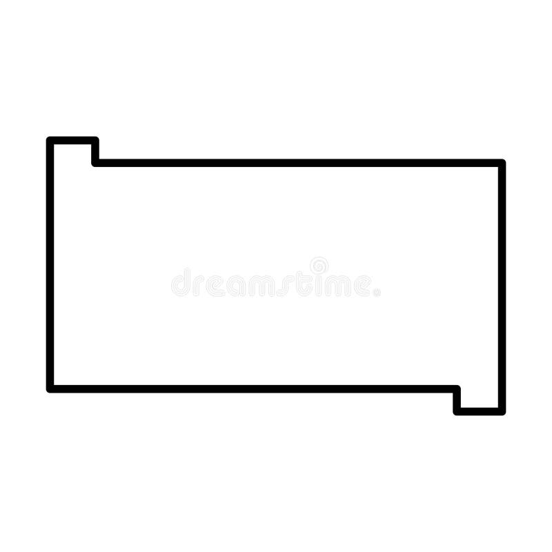 Rectangle Frame Shape Icon, Decorative Vintage Border Doodle Element ...