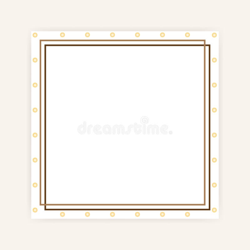 Rectangle Frame , Square Frame Stock Vector - Illustration of retro ...