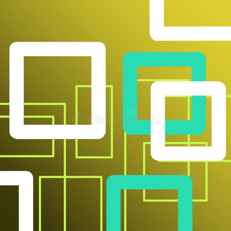 Rectangle Geometric Abstract Background Modern Style Stock Illustration ...