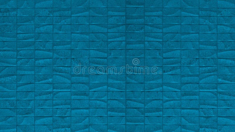 Rectangle Geometric Blue Stone Concrete Cement Tiles Texture Background ...