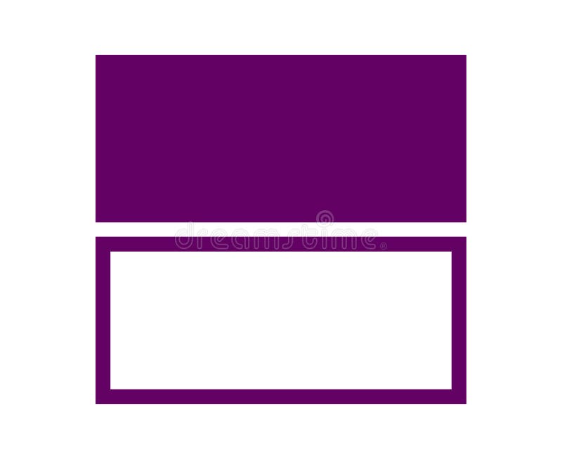 Rectangle Geometric Outline and Rectangle Shape Purple Stock Vector ...