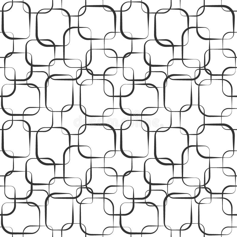 Rectangle Geometric Seamless Pattern 1 Stock Vector - Illustration of ...