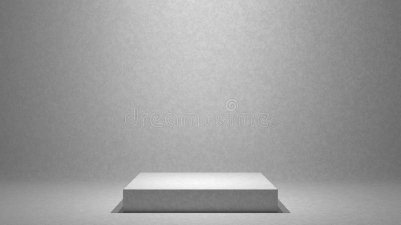 Rectangle Geometry Shape Pedestal. Fine Polished Granite Stone Stock ...