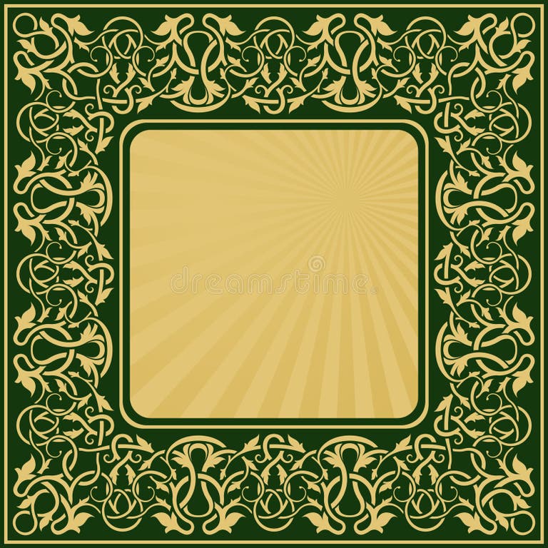 Floral Frame Gold Rectangle Stock Illustrations – 3,961 Floral Frame ...