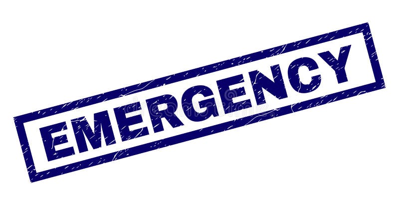 Grunge EMERGENCY STOP Textured Round Watermarks Stock Vector ...