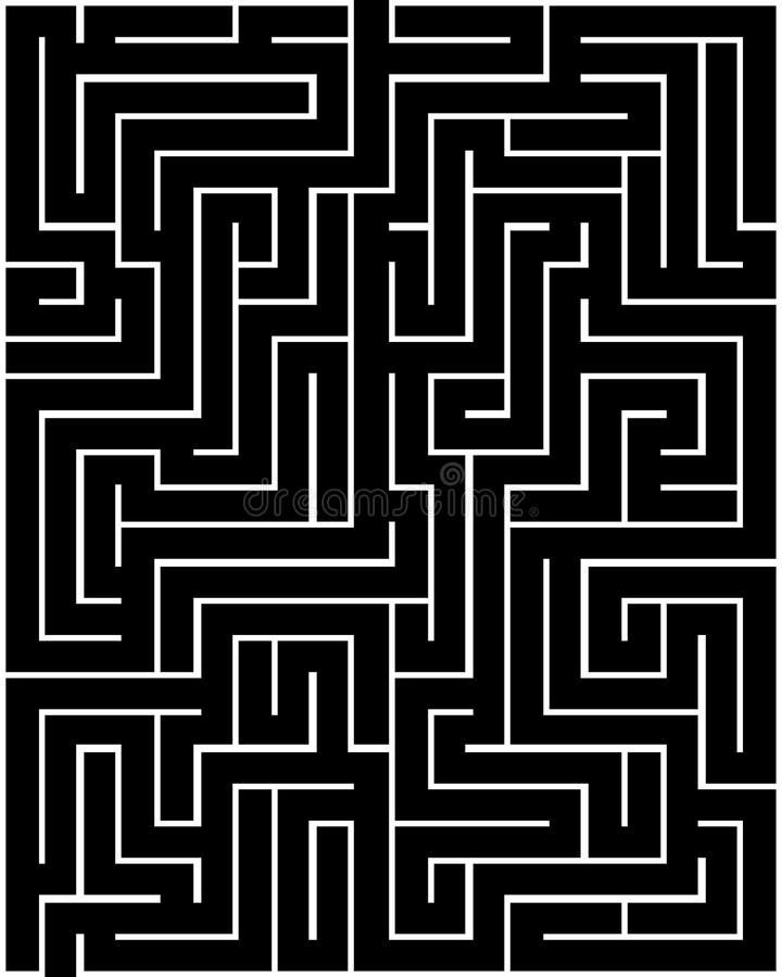 Simple Maze Rectangle Stock Illustrations – 442 Simple Maze Rectangle ...