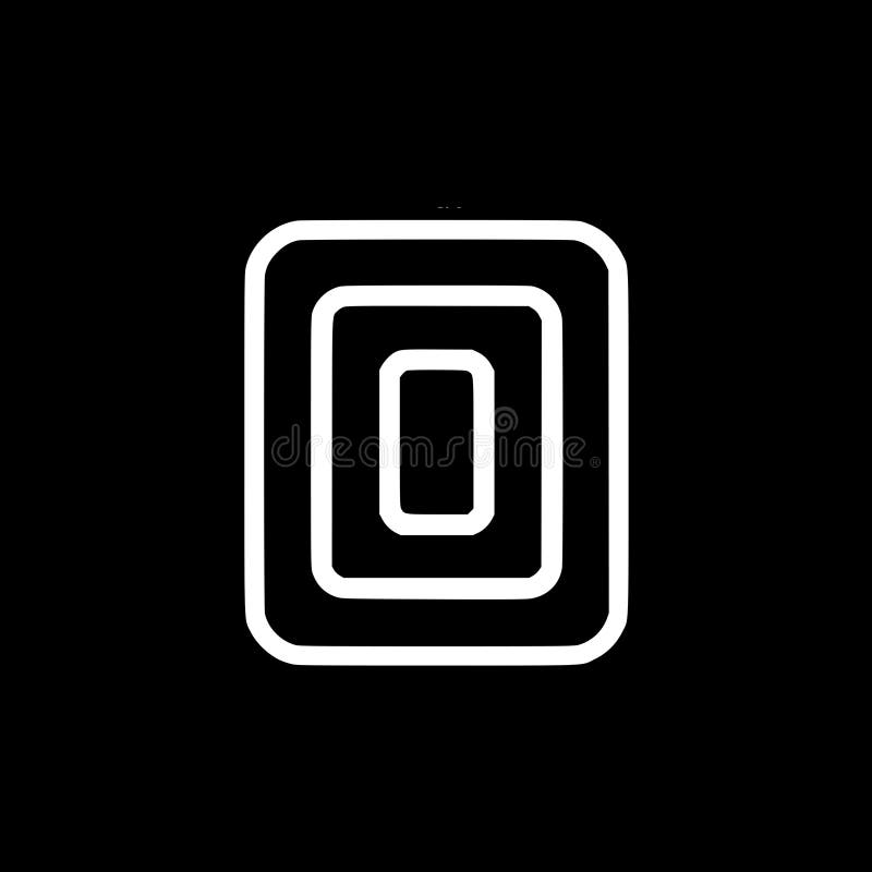 Rectangle - Minimalist and Flat Logo - Vector Illustration Stock Vector ...