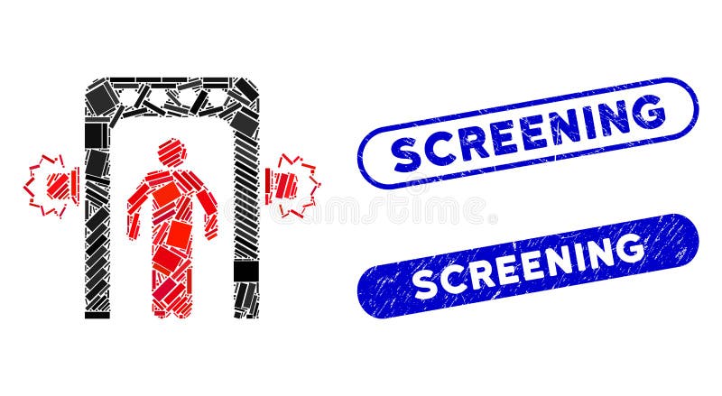 Screening Stamps Stock Illustrations – 62 Screening Stamps Stock ...