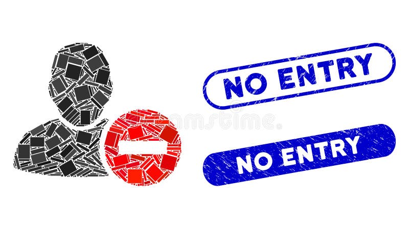 Grunge No Entry Stamp Stock Illustrations – 651 Grunge No Entry Stamp ...