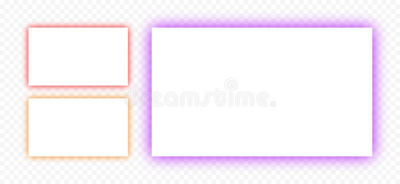 Red Glowing Neon Frames Stock Illustrations – 1,276 Red Glowing Neon ...