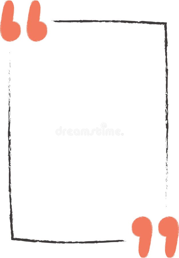 Rectangle Quote Frame stock vector. Illustration of square - 312545211