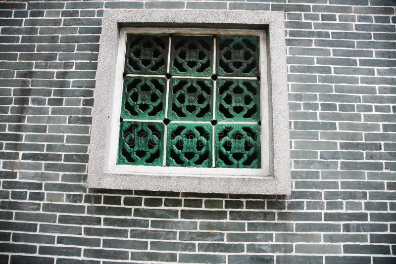 Rectangle Recessed Pattern Wall with an Unusual Shaped Bricks Stock ...