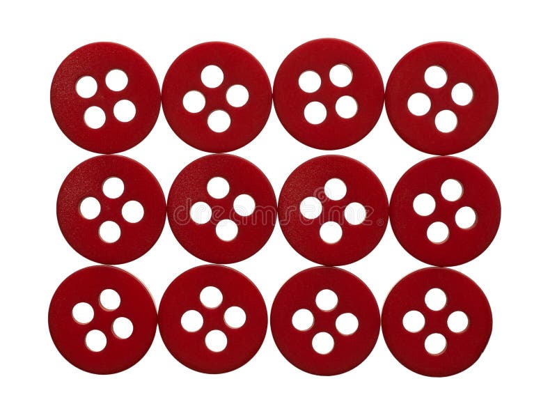 Rectangle of red buttons stock image. Image of isolated - 74450723
