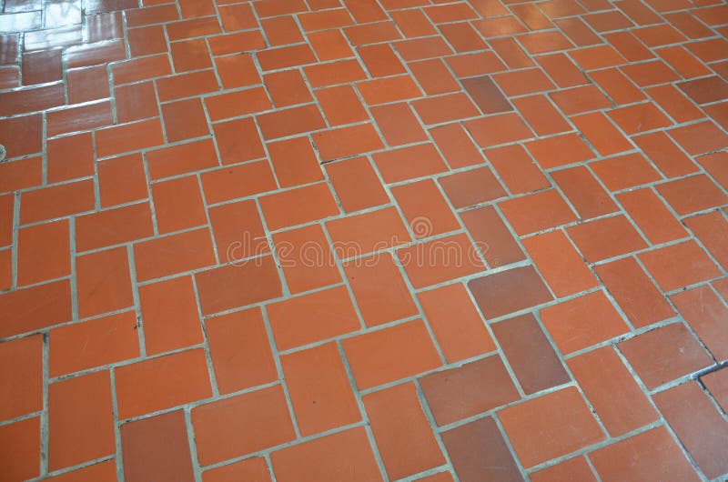 Rectangle Rouge Carrelage Au Sol Ou Au Sol Image stock - Image du ...