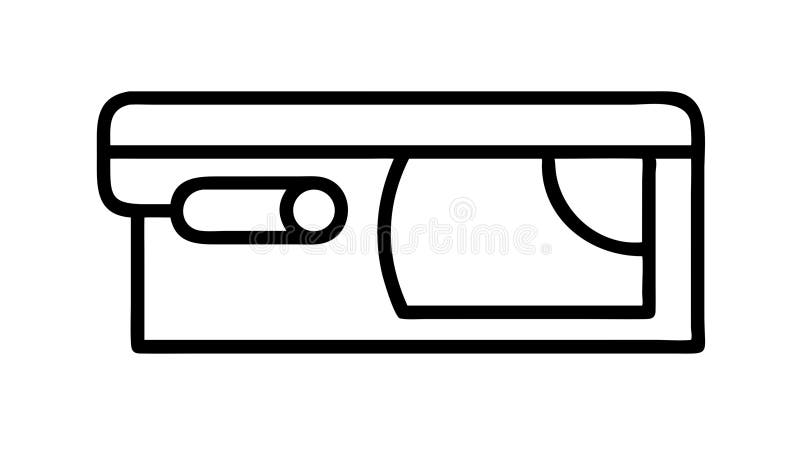 Rectangle Shape with Keyhole Abstract Security Icon , Vector Design ...