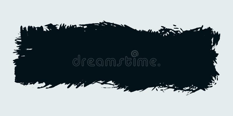 Rectangle Shape with Rough Torn Edges. Grunge Style Black Square Frame ...