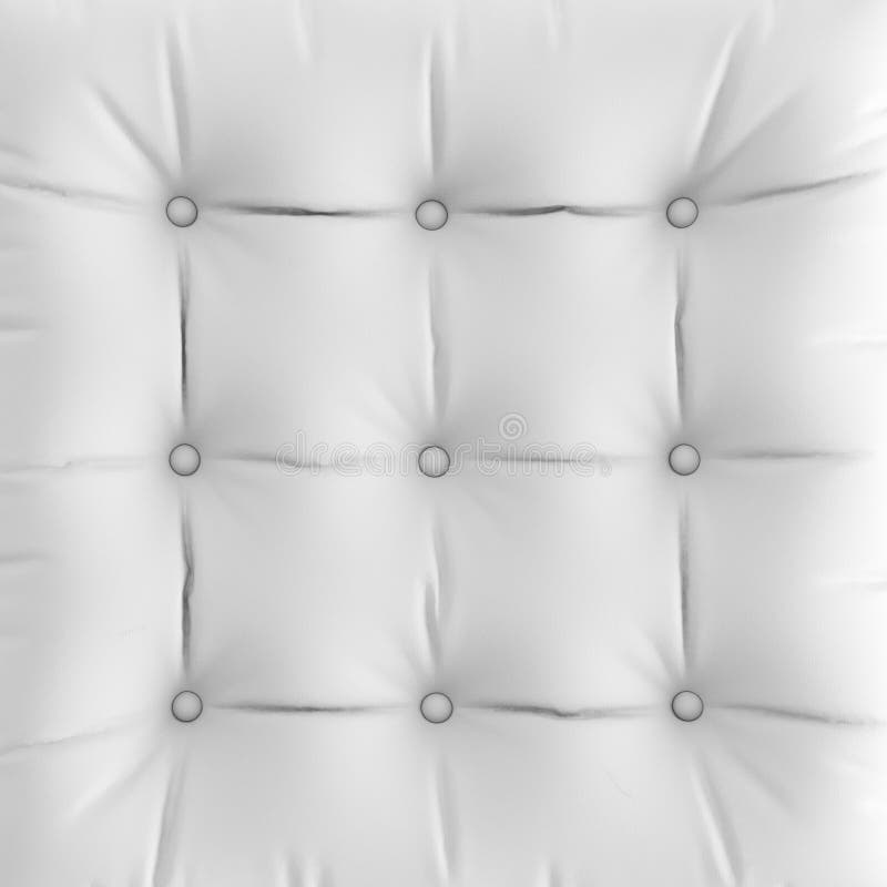 White Tufted Wallpaper