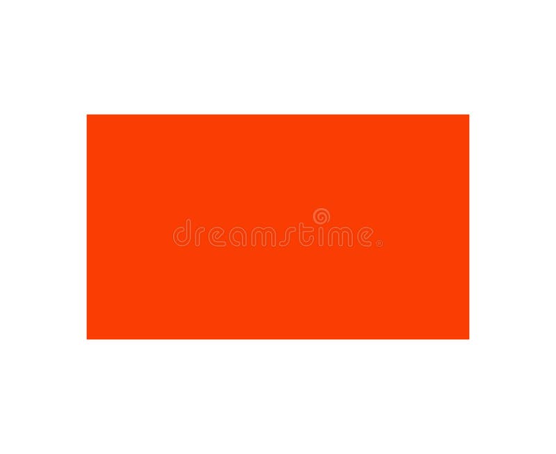 Rectangle Shape Symbol Orange Graphic Design Element Vector Stock ...