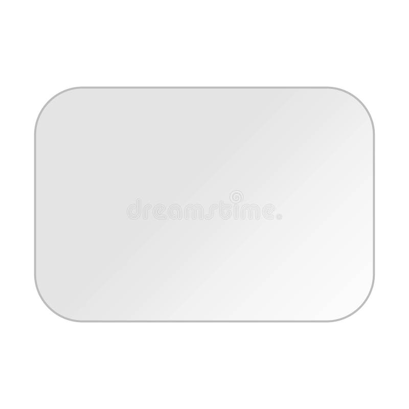 Rounded Corner Rectangle Transparent Background Stock Illustrations ...