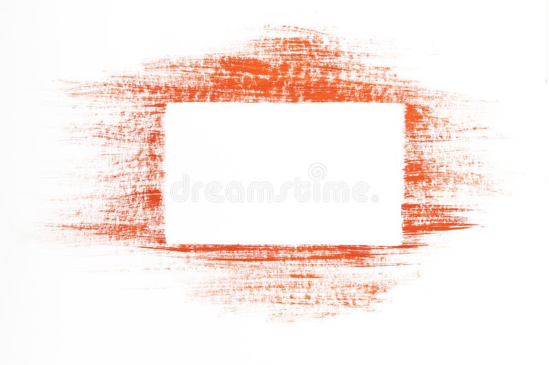 Rectangle Shape for Text Isolated on White Background Stock Image ...