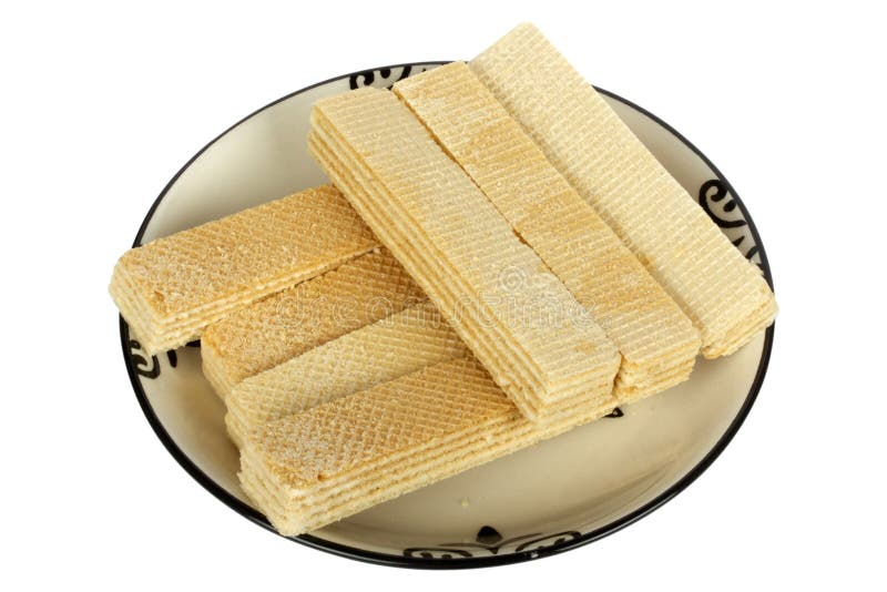 Rectangle Shape Wafer Biscuit. Stock Photo - Image of eating, object ...