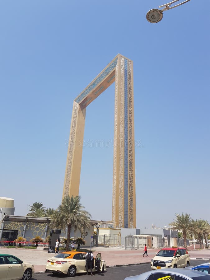 A Rectangle Shaped High Structure Called the Frame of Dubai UAE ...