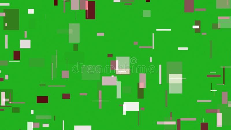 Rectangle Shapes in Green Screen Background Stock Footage - Video of ...