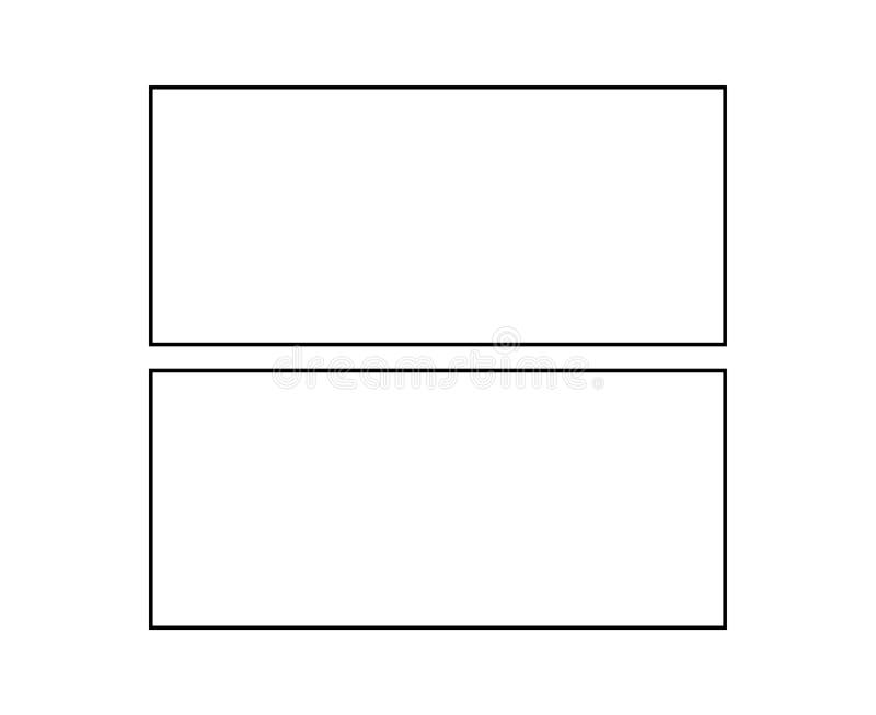 Rectangle Shapes Outline Black Stroke Symbol Element Vector Stock ...