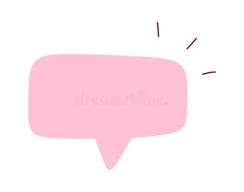 Rectangle Speech Bubble stock vector. Illustration of symbol - 278147387