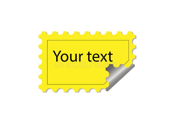 Rectangle sticker vector stock vector. Illustration of vector - 226221109