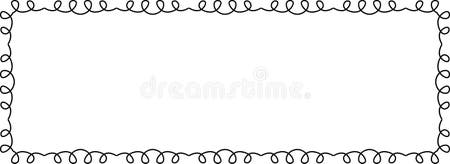 Rectangle Stitch Border Frame Stock Vector - Illustration of empty ...