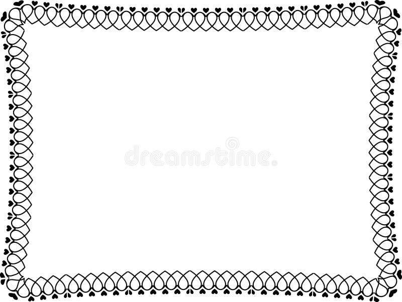 Rectangle Stitch Border Frame Stock Vector - Illustration of ...