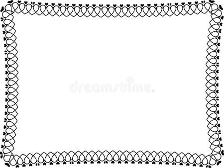 Rectangle Stitch Border Frame Stock Vector - Illustration of ...