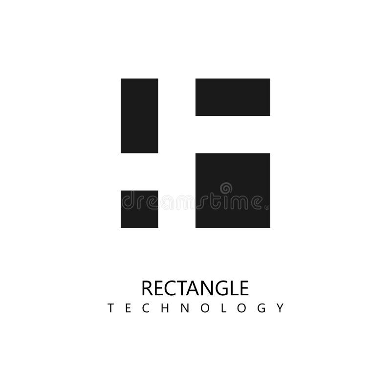 Rectangle Technology Icon. Trendy Flat Vector Rectangle Technology Icon ...