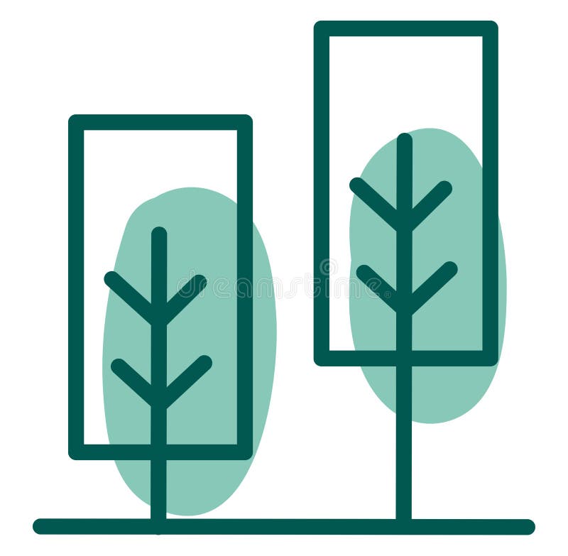 Rectangle Trees Stock Illustrations – 528 Rectangle Trees Stock ...