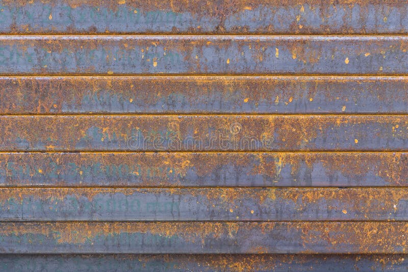 The Rectangle Tube,the Rectangle Tube Stack with the Rust Stock Image ...