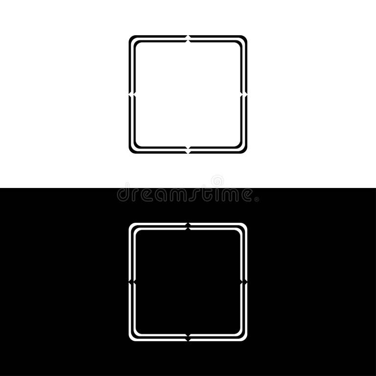 Rectangle Vector Logo Template Design Stock Illustration - Illustration ...