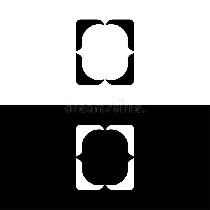 Rectangle Vector Logo Template Design Stock Vector - Illustration of ...