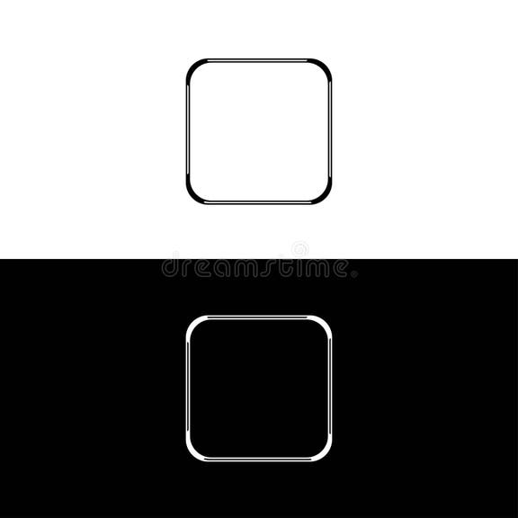 Rectangle Vector Logo Template Design Stock Vector - Illustration of ...