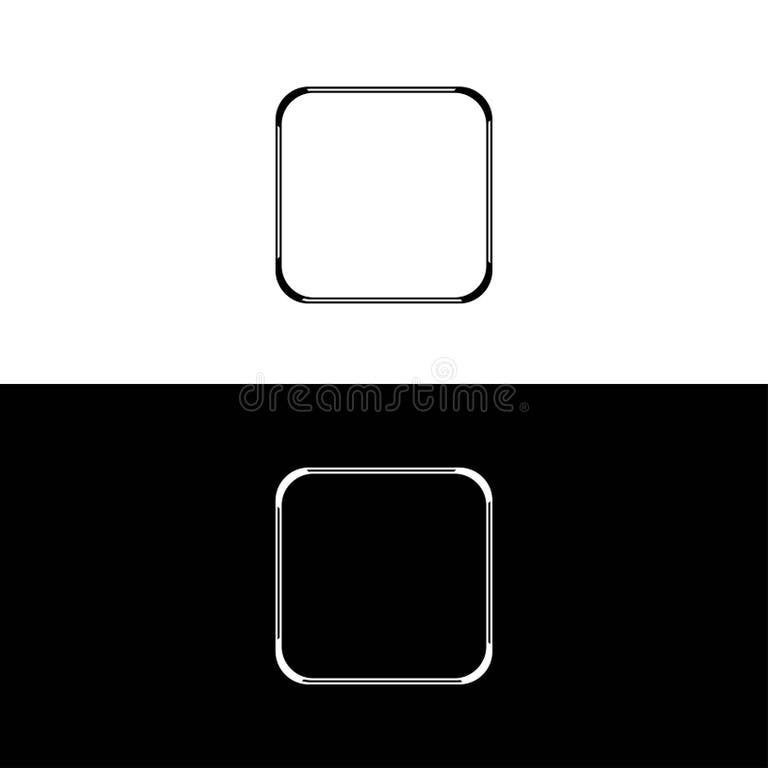 Rectangle Vector Logo Template Design Stock Vector - Illustration of ...