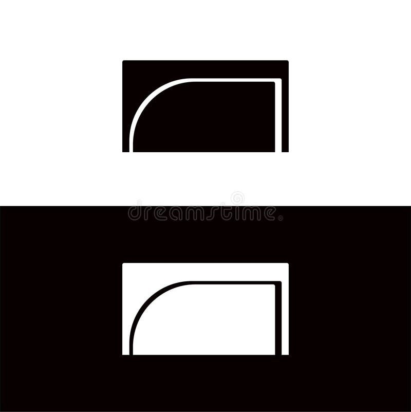 Rectangle Vector Logo Template Design Stock Vector - Illustration of ...