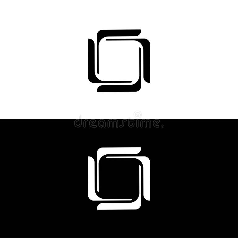 Rectangle Vector Logo Template Stock Vector - Illustration of idea ...