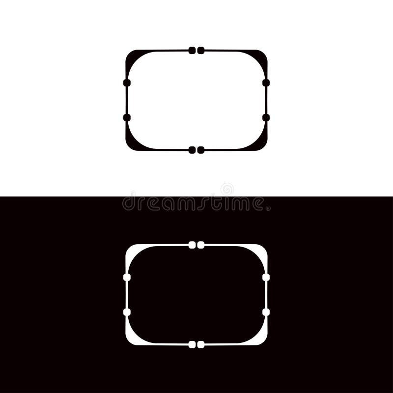 Rectangle Vector Logo Template Stock Vector - Illustration of teamwork ...
