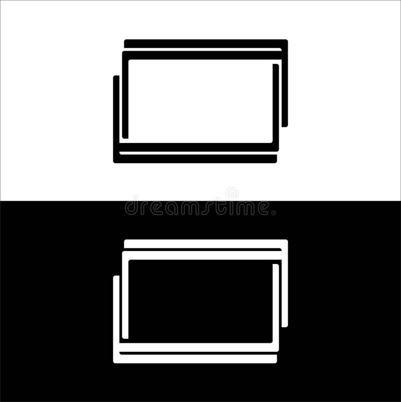 Rectangle Vector Logo Template Design Stock Vector - Illustration of ...